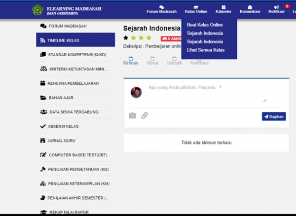E Learning Man 4 Kebumen